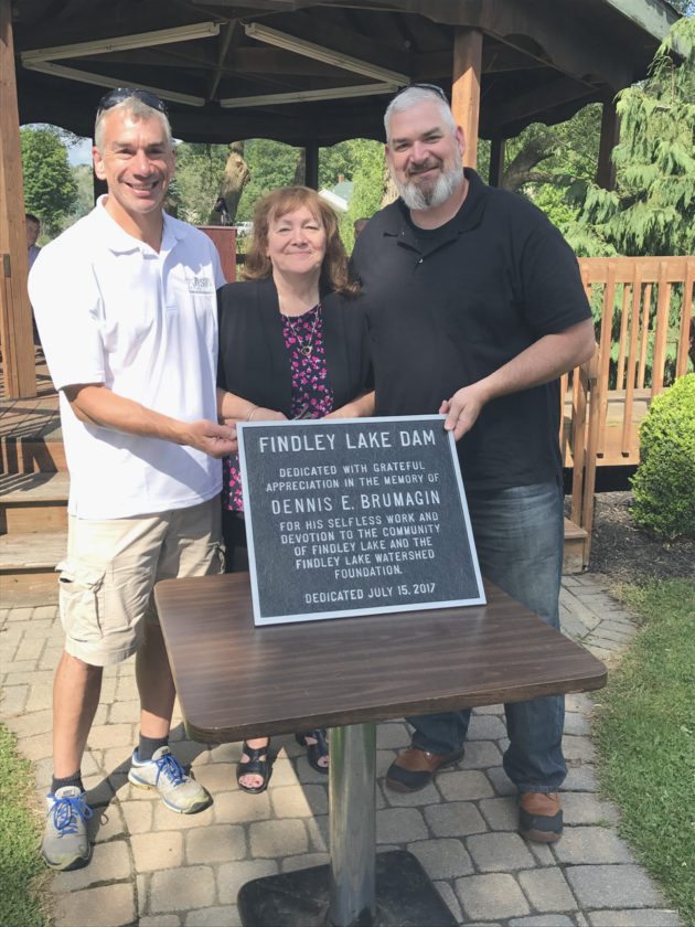 Completed Findley Lake Dam Dedicated To Dennis Brumagin | News, Sports ...